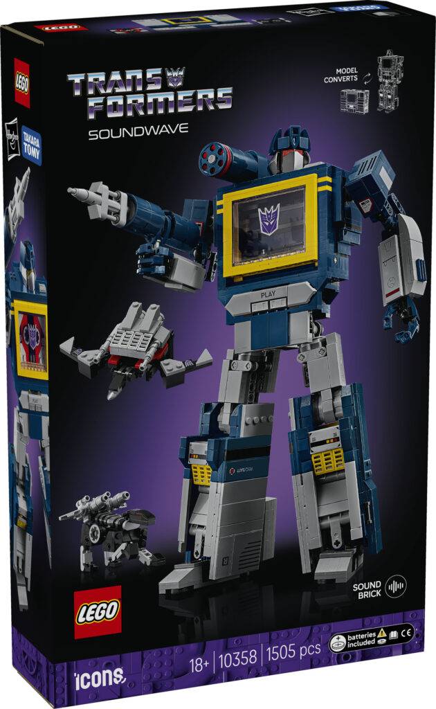 LEGO® Icons 10358 Transformers: Soundwave - Build and Play Australia
