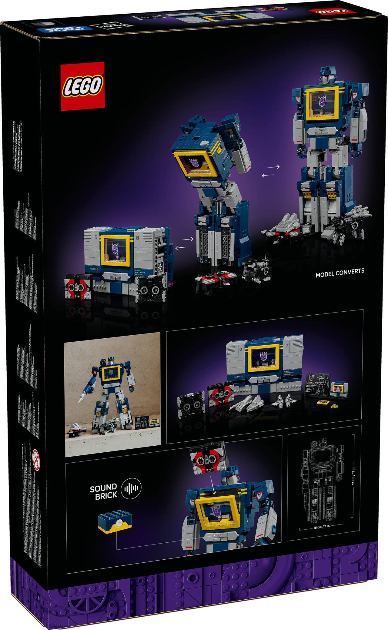 LEGO® Icons 10358 Transformers: Soundwave - Build and Play Australia