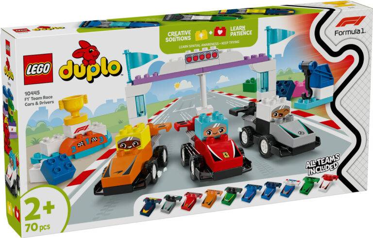 LEGO® Duplo® 10445 F1® Team Race Cars & Drivers - Build and Play Australia