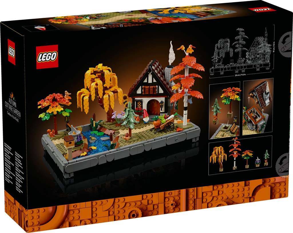 LEGO® 11372 Icons Autumn Cottage Garden - Build and Play Australia