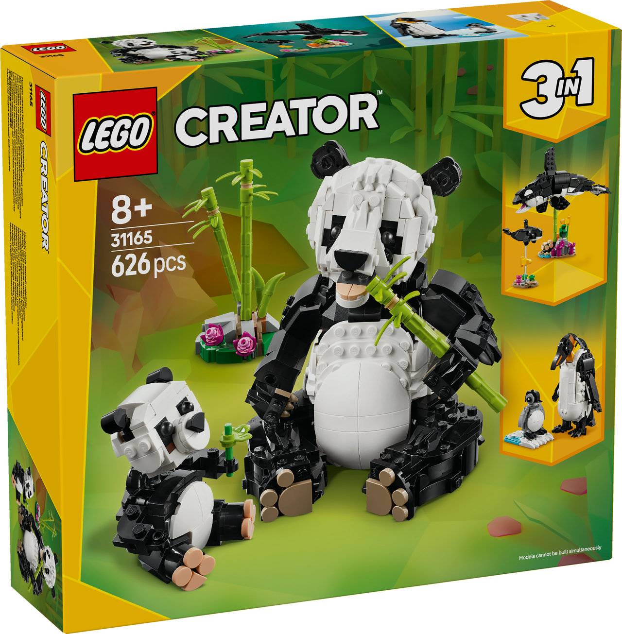 LEGO® LEGO Creator 31165 Wild Animals: Panda Family - Build and Play ...