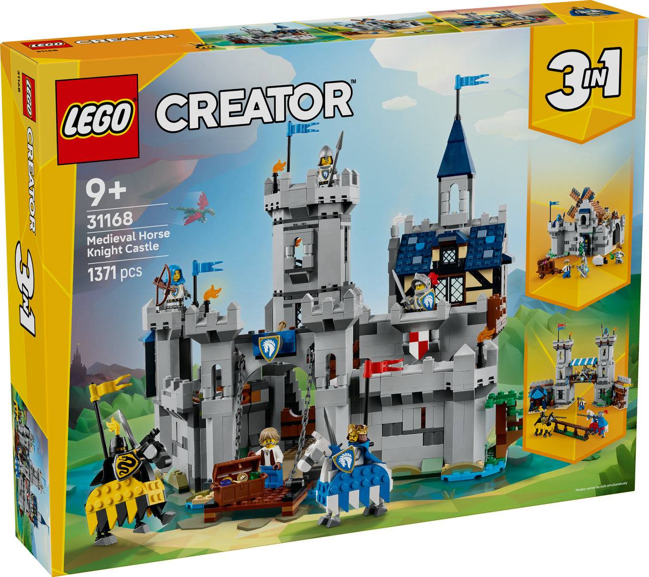 LEGO® LEGO Creator 31168 Medieval Horse Knight Castle - Build and Play ...