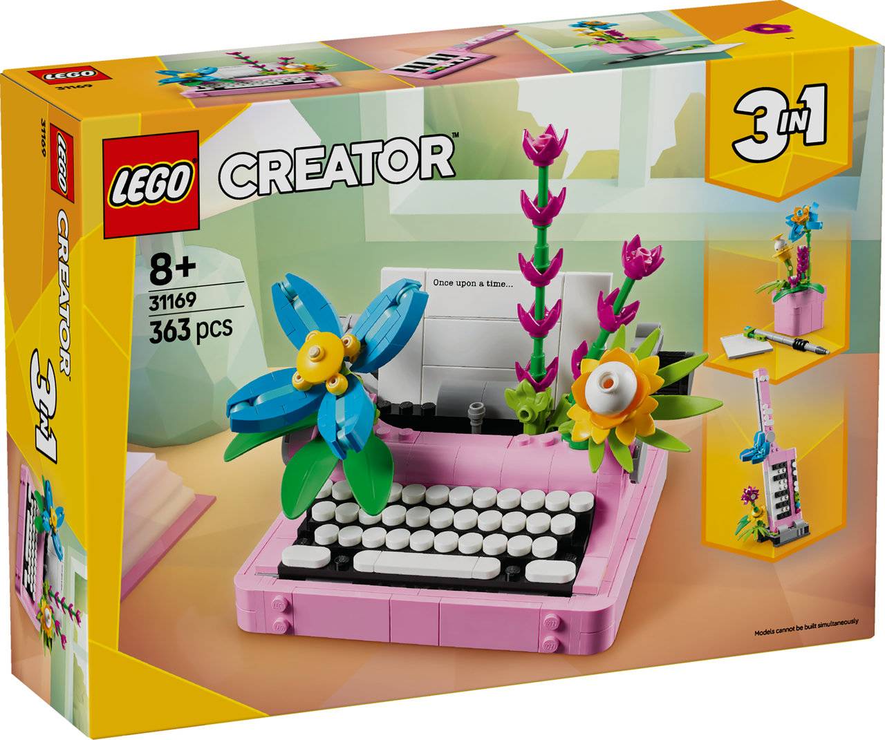 LEGO® LEGO Creator 31169 Typewriter with Flowers - Build and Play Australia