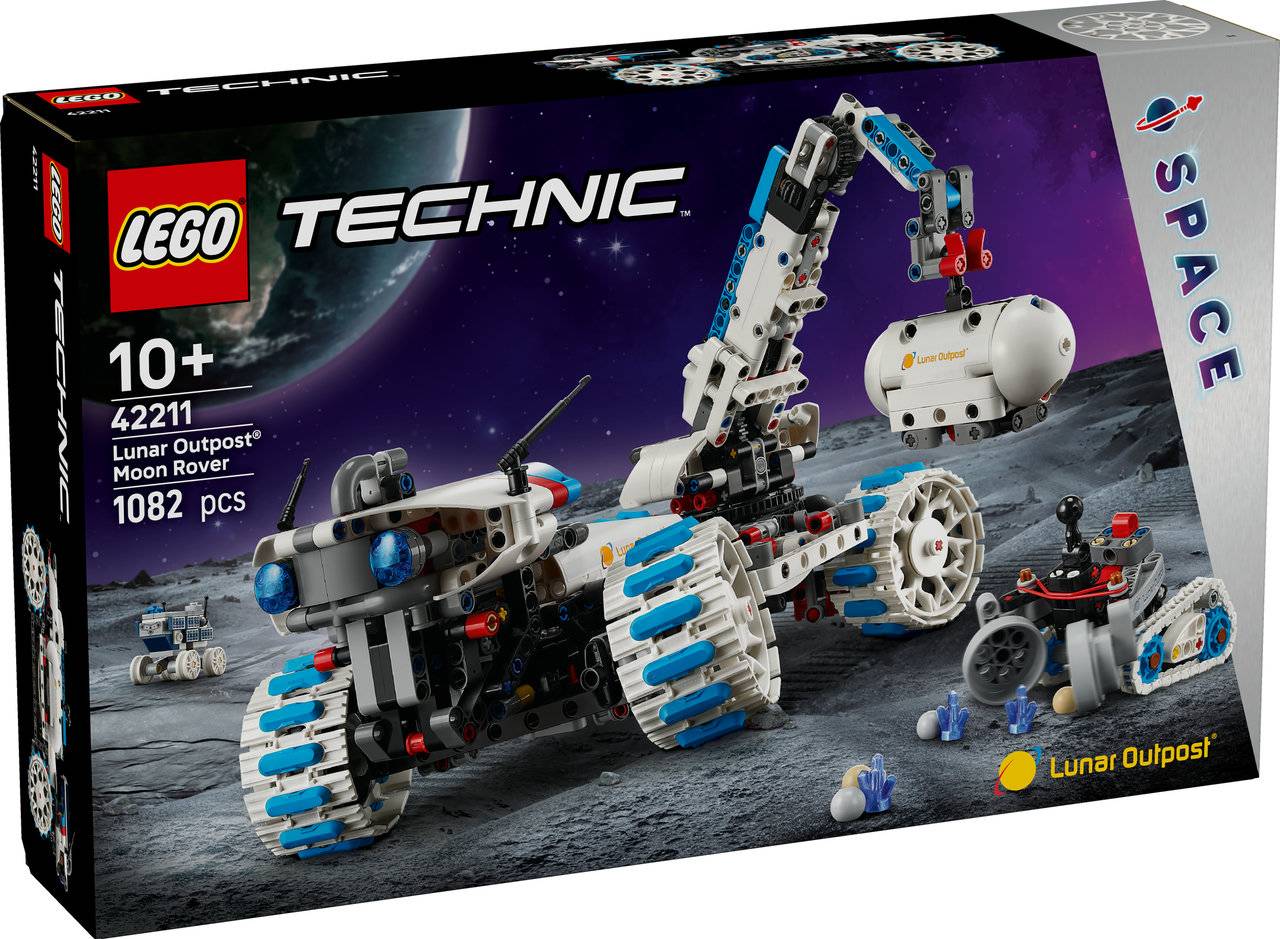 LEGO® Technic 42211 Lunar Outpost™ Moon Rover Space Vehicle - Build and ...
