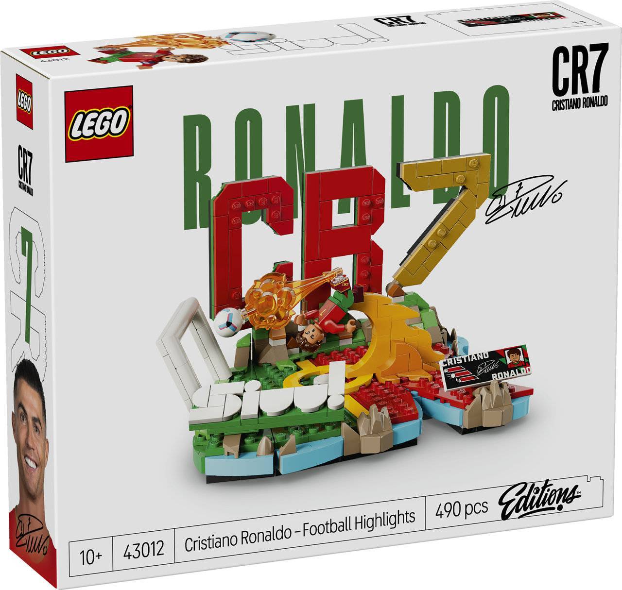 LEGO® Editions 43012 Cristiano Ronaldo – Soccer Highlights - Build and ...