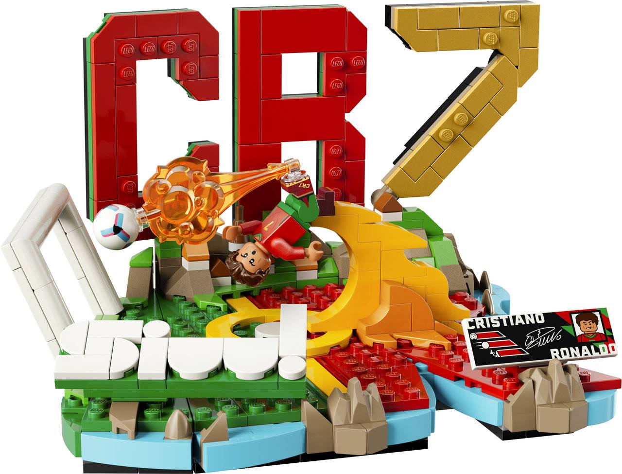 LEGO® Editions 43012 Cristiano Ronaldo – Soccer Highlights - Build and ...
