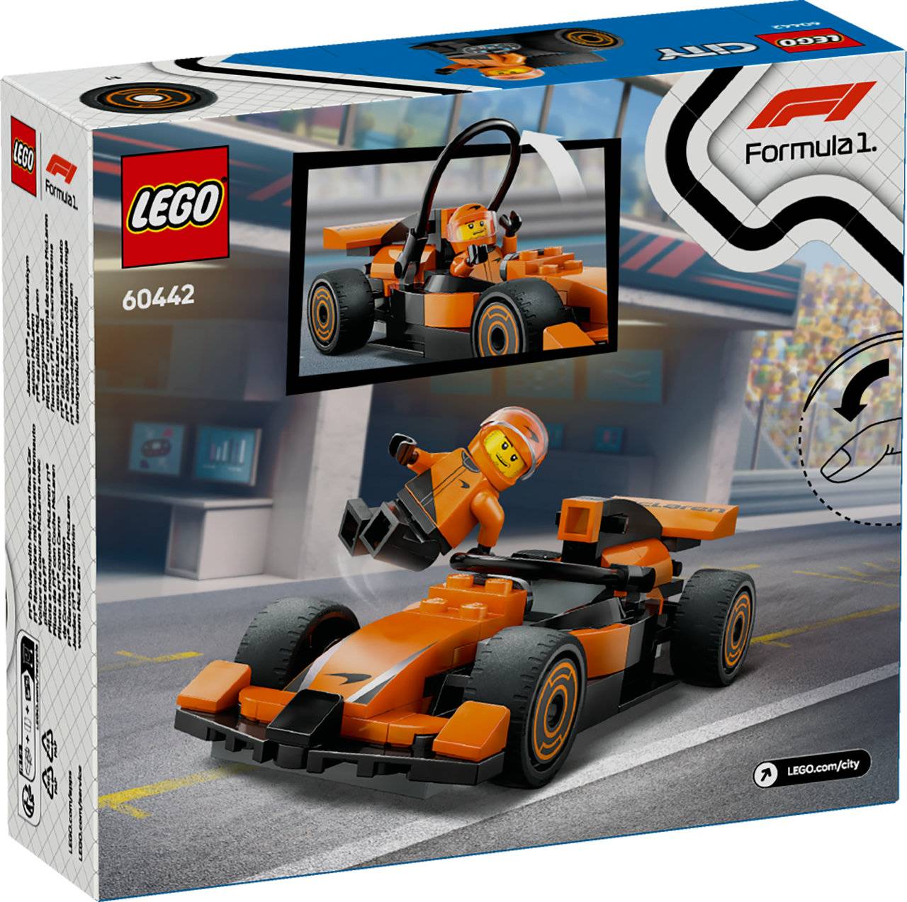 LEGO® City 60442 F1® Driver with McLaren Race Car - Build and Play Australia