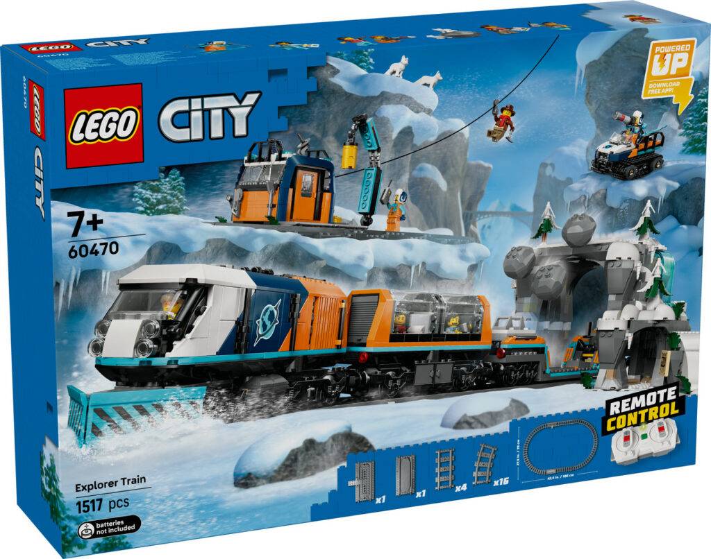 LEGO® City 60470 Explorers’ Arctic Polar Express Train - Build and Play ...