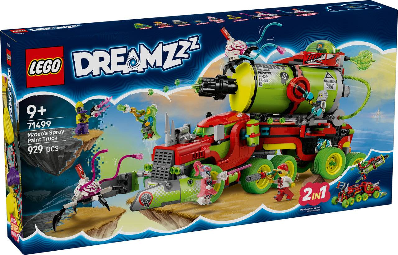 LEGO® DREAMZzz 71499 Mateo’s Spray Paint Truck - Build and Play Australia