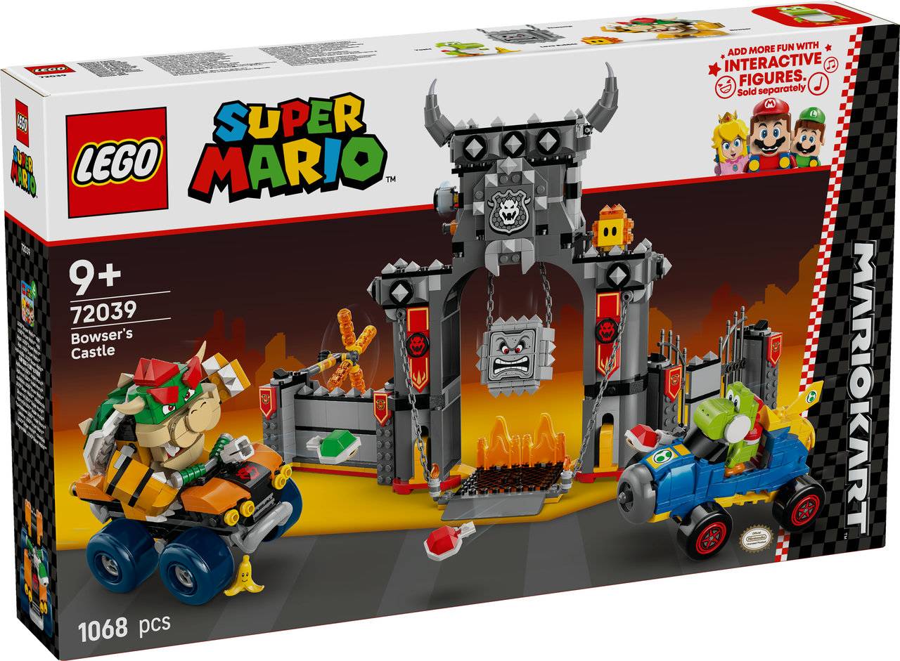 LEGO® Super Mario 72039 Mario Kart™ – Bowser’s Castle - Build and Play ...