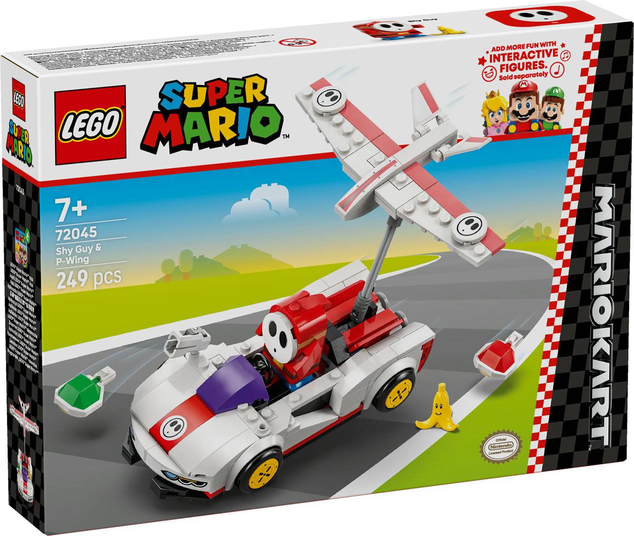 LEGO® Super Mario 72045 Mario Kart™ – Shy Guy & P-Wing - Build and Play ...