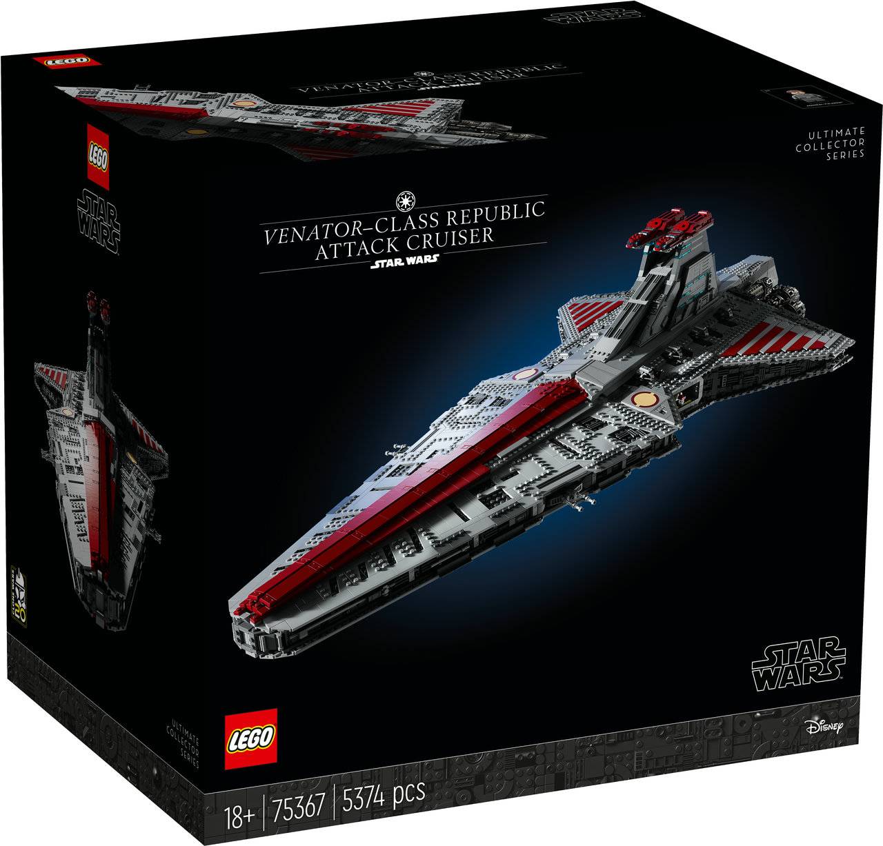 LEGO® Star Wars 75367 Venator-Class Republic Attack Cruiser (Creased ...