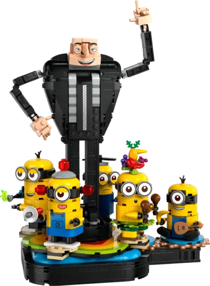 LEGO® Despicable Me 75582 Brick-Built Gru and Minions - Build and Play ...