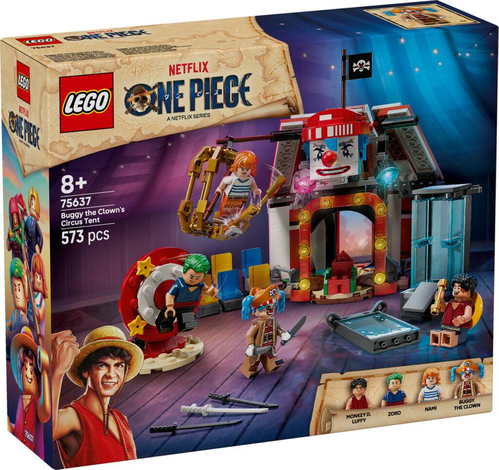 LEGO® ONE PIECE 75637 Buggy the Clown’s Circus Tent - Build and Play ...