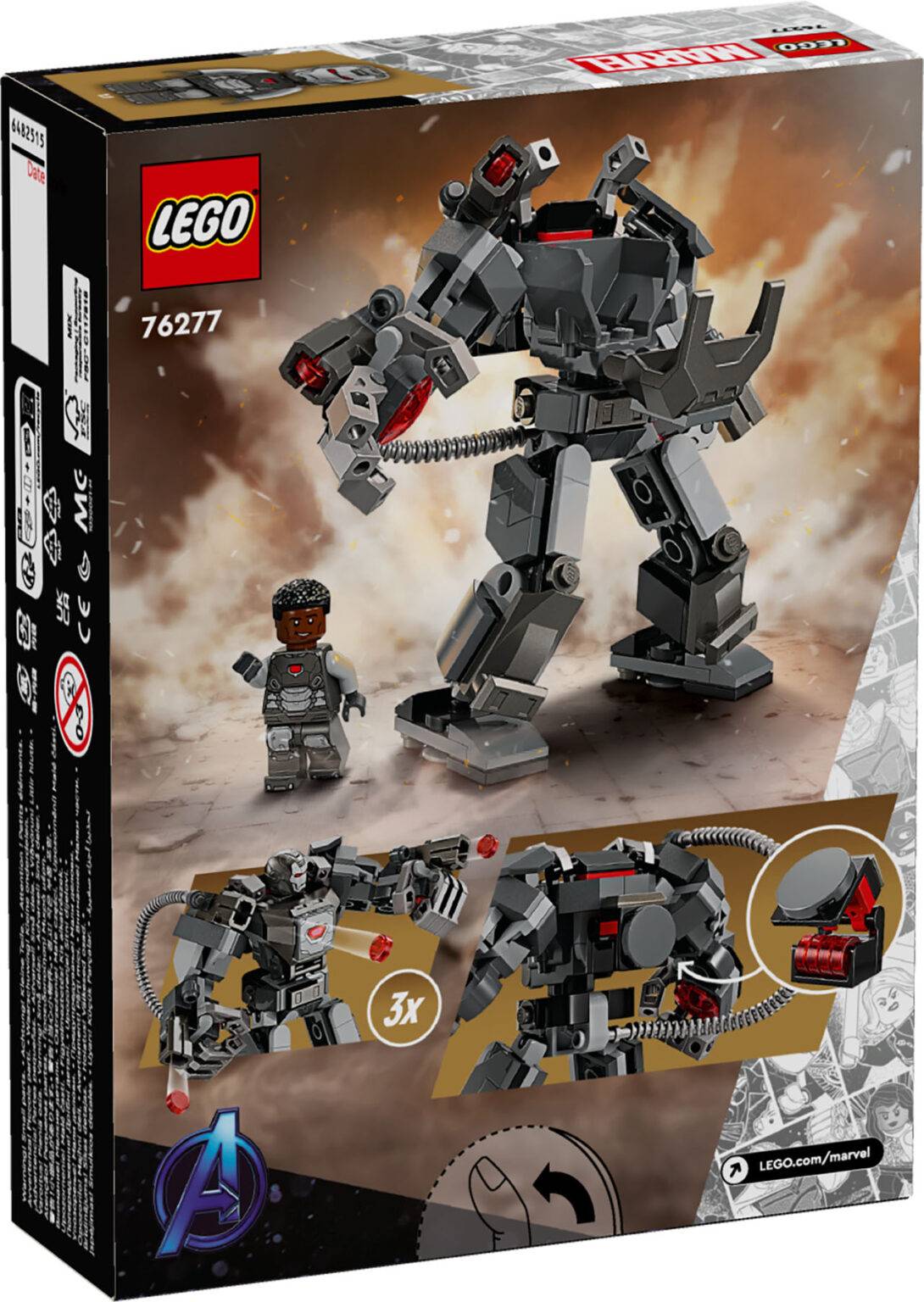 LEGO® Marvel 76277 War Machine Mech Armor - Build and Play Australia
