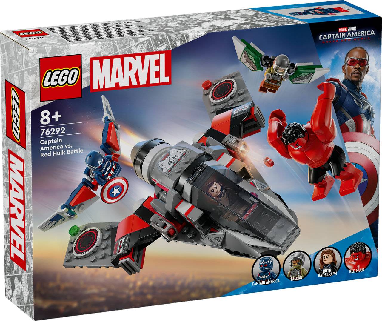 LEGO® Super Heroes 76292 Captain America vs. Red Hulk Battle - Build ...