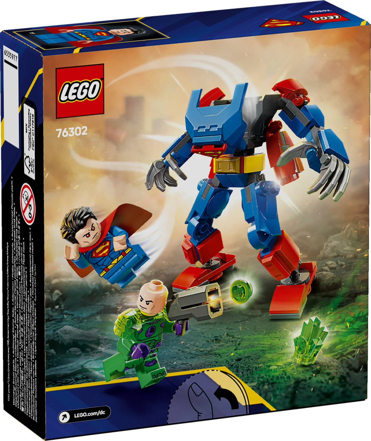 LEGO® DC Comics Super Heroes 76302 Superman™ Mech vs. Lex Luthor ...