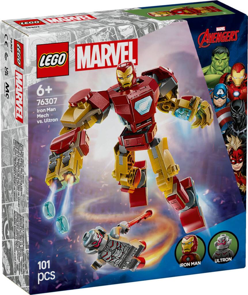 LEGO® Super Heroes 76307 Iron Man Mech vs. Ultron - Build and Play ...