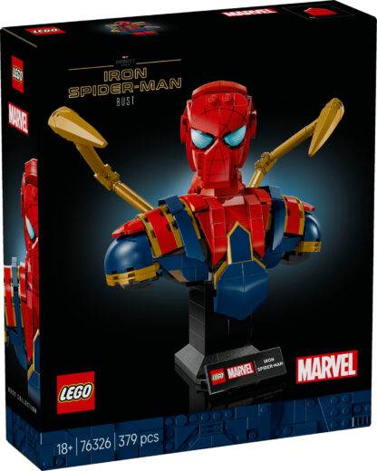 LEGO® Super Heroes 76326 Iron Spider-Man Bust - Build and Play Australia