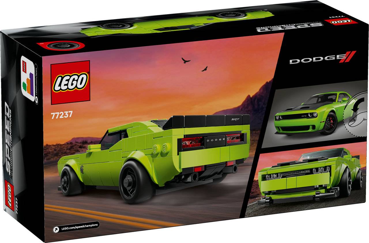 LEGO® Speed Champions 77237 Dodge Challenger SRT Hellcat Sports Car ...