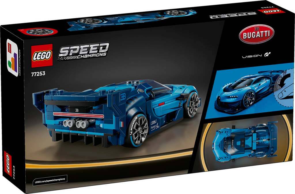 LEGO® Speed Champions 77253 Bugatti Vision GT Hyper Sports Car - Build ...