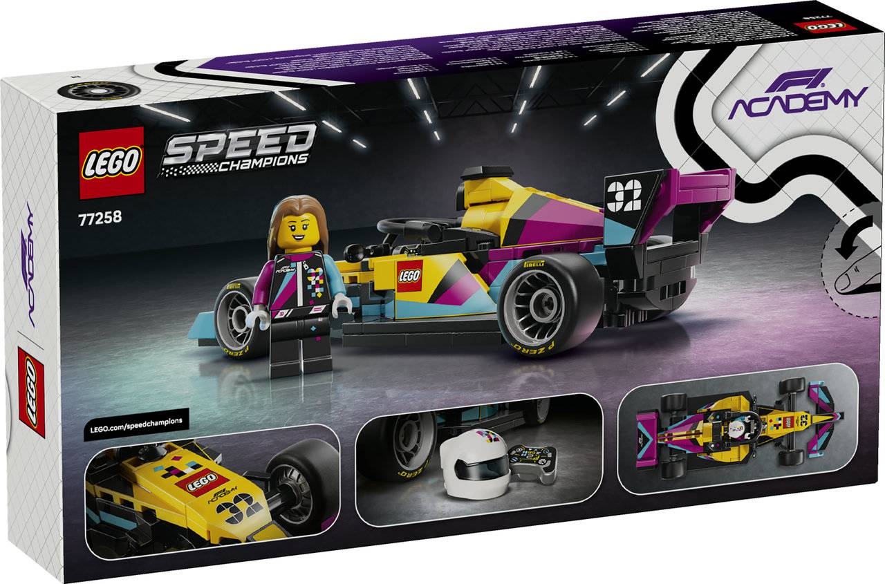 LEGO® Speed Champions 77258 F1 ACADEMY™ LEGO® Race Car - Build and Play ...